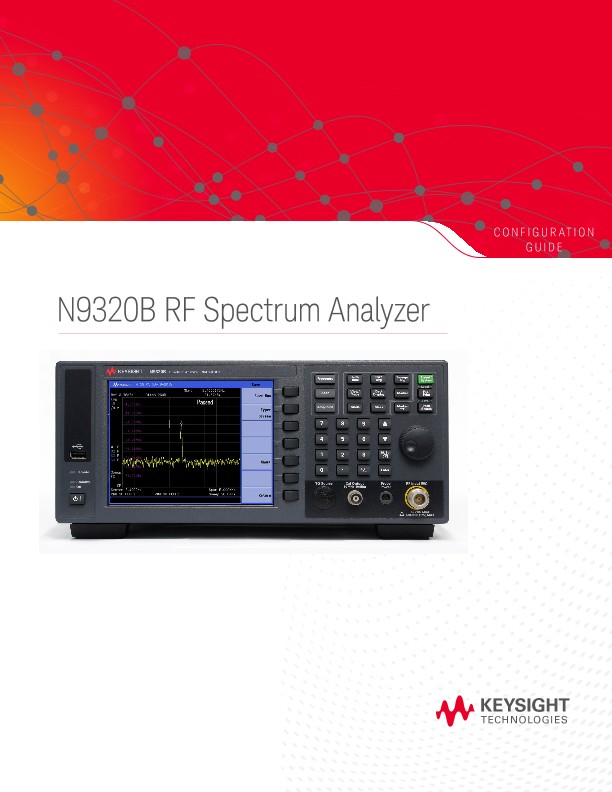 N9320B RF Spectrum Analyzer PDF Asset Page | Keysight N9320B RF Spectrum Analyzer PDF Asset Page | Keysight